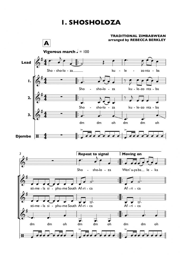 Shosholoza (ASB #14) - Sing For Pleasure